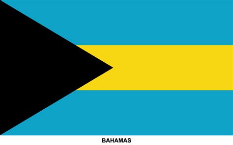 Flag Of Bahamas Bahamas National Flag 45742724 Vector Art At Vecteezy
