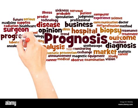 Prognosis Word Cloud Hand Writing Concept On White Background Stock Photo Alamy
