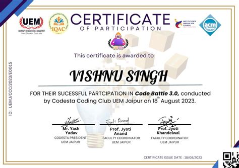 Vishnu Singh On Linkedin Codebattle Codingjourney Techenthusiast