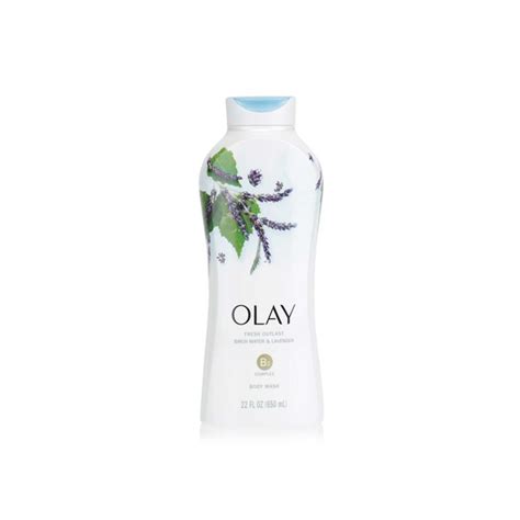 Olay Fresh Outlast Body Wash Birch Water And Lavender 650ml Spinneys