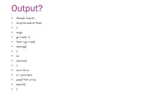 Solved Output Include Typedef Struct Int Ab