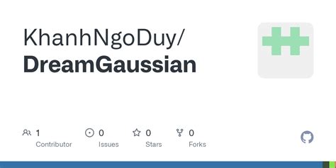 Github Khanhngoduy Dreamgaussian