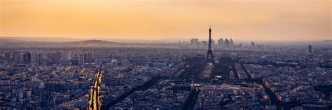 15042019의 파괴적인 화재 전에 노트르담 대성당에서 찍은 프랑스 파리의 고해상도 공중 파노라마 세네 강 일몰에 파리의 공중 보기입니다 파리 프랑스 0명에 대한 스톡