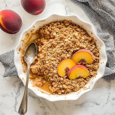 Peach Crisp Recipe Teff Recipes