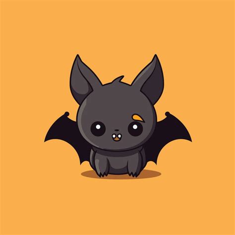 Cute Kawaii Bat Chibi Mascot Vector Cartoon Style 23414332 Vector Art At Vecteezy
