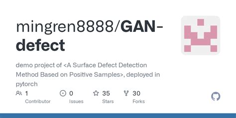 github mingren8888 gan defect demo project of deployed in pytorch