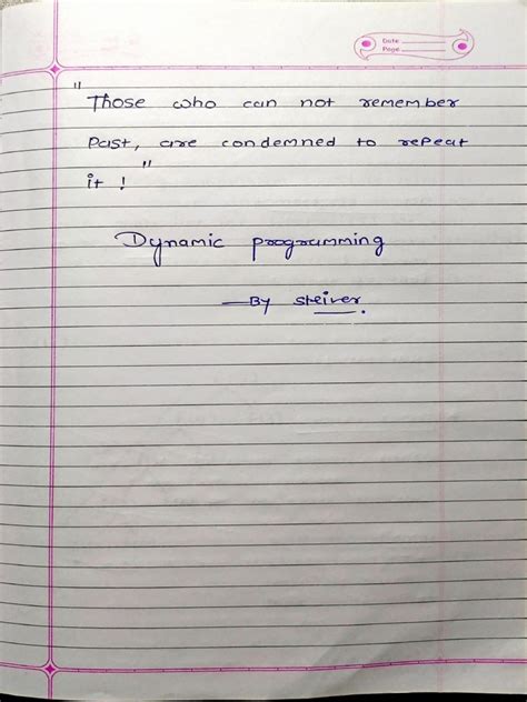 Handwritten Notes Of Dp Playlist By Striver Pdf