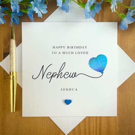 Nephew Adult Birthday Card Etsy
