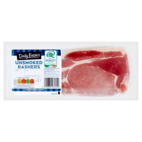 Daily Basics Unsmoked Rashers 400 G Storefront En