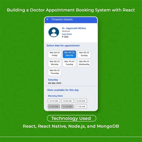 Softree Technology Pvt Ltd On Linkedin Doctorappointmentapp Reactjs