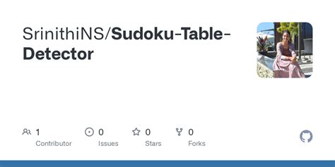 Github Srinithins Sudoku Table Detector