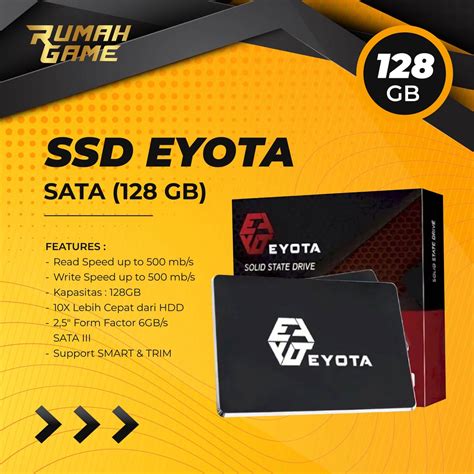 Jual Ssd Eyota Gb Sata Iii Gb S Garansi Resmi Tahun Shopee Indonesia