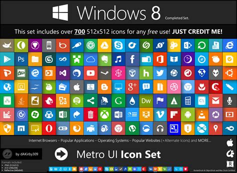 Windows Desktop Icons Pack