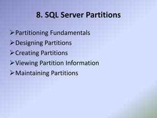 Sql Server Dba Online Training PPT
