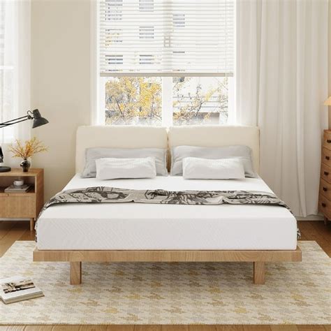 Mlily Ego White 10 Inch Memory Foam Mattress Twin Size Mattress In A