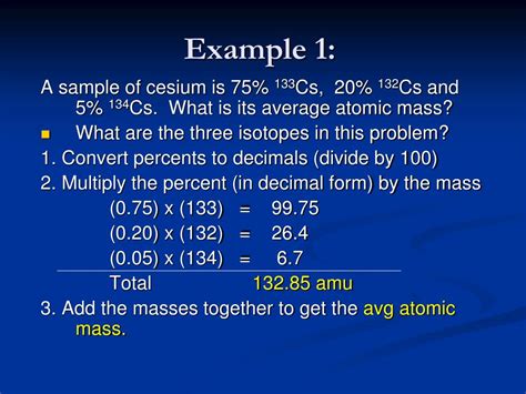 PPT Isotopes And Average Atomic Mass PowerPoint Presentation Free Download ID