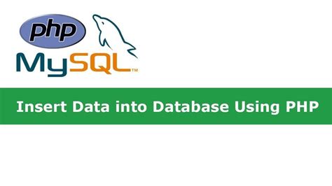 How To Insert Html Form Data Into Database Using Php Youtube