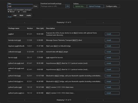 Luci Stats Not Working Mqtt Plugin Installing And Using Openwrt Openwrt Forum