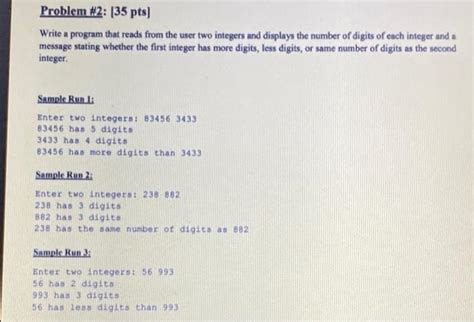 Solved Problem 2 35 Pts Write A Program That Reads From