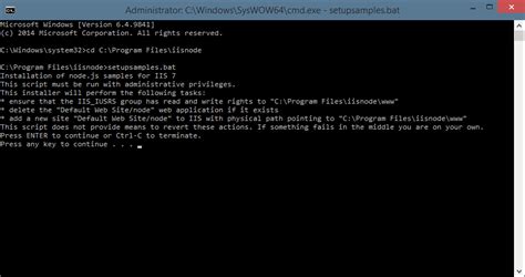 Installing Iisnode For Production Harvey Williams