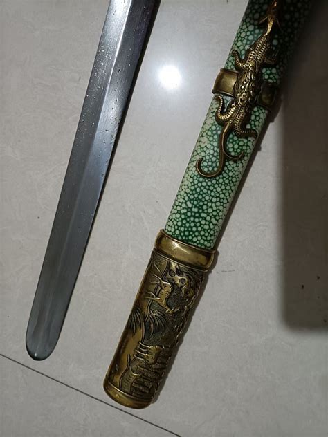 复刻 清 太祖努尔哈赤龙虎将军剑 清宫武备御用 手工艺 工艺品设计 和风堂美术刀剑 原创作品 站酷zcool