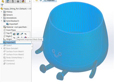 Getting Start With Solidworks Mesh Modeling Ime Wiki