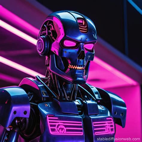 Terminator Robot Stable Diffusion Online