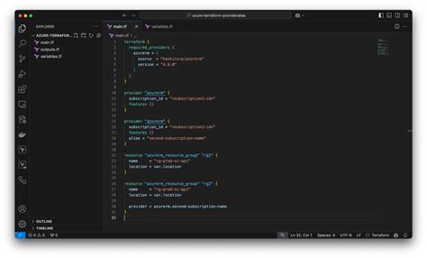 deploying to multiple azure subscriptions with terraform but only one provider block