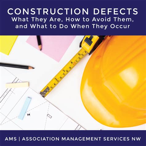 Construction Defects In Your Hoa Community Ams Association Management Services Nw