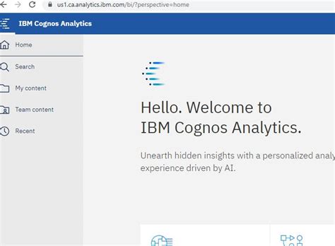 Cognos Analytics CA On Cloud On Demand Go Database Cognos Analytics