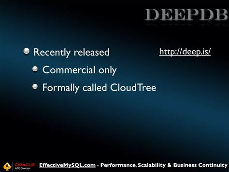 The History And Future Of The Mysql Ecosystem Ppt
