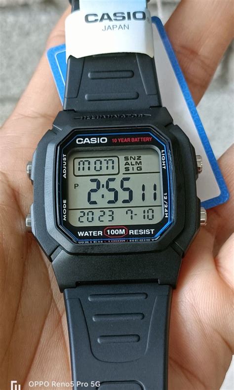 Jam Casio Original W 800h 1a Jam Remaja Lasak Mens Fashion Watches