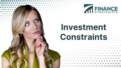 Investment Constraints Definition Types And Strategies