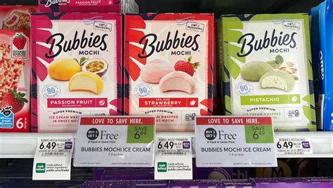 Bubbies Mochi Ice Cream As Low As 225 At Publix Regular Price 649