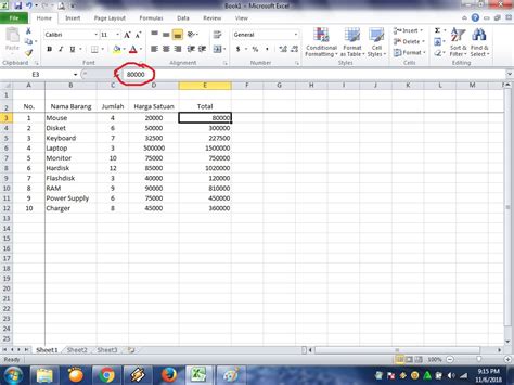 Belajar Microsoft Office Cara Mematikan Rumus Pada Ms Excel