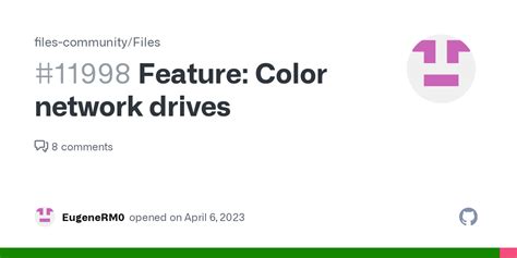 Feature Color Network Drives · Issue 11998 · Files Communityfiles · Github