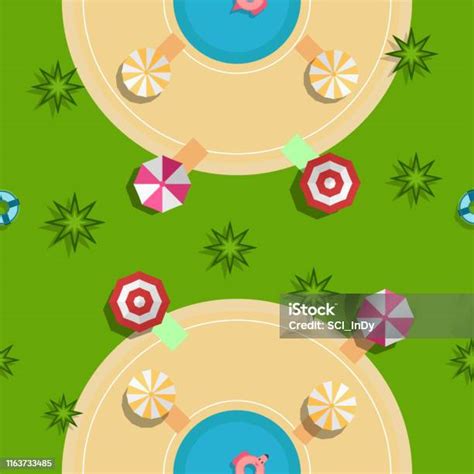 여름 시즌을 위한 패턴 디자인 벡터 일러스트는 선물 포장 지 질감 아이 책 표지에 대 한 플랫 스타일입니다 맨 위 보기 0명에 대한 스톡 벡터 아트 및 기타 이미지 Istock