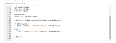 solved define a function adjustgrade that takes one