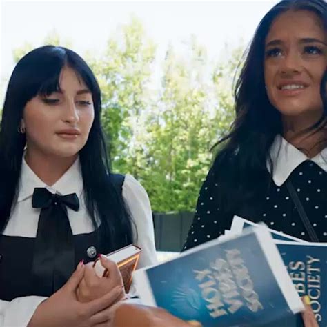 Brazzers Ad Two Girls With Black Dresses Going Door To Door With Leaflets Ryan Reid Aleksa