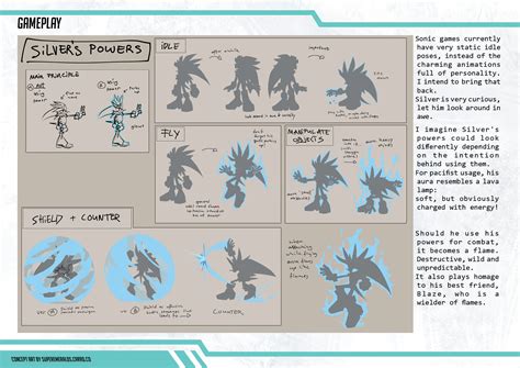 Silver The Hedgehog Concept Art