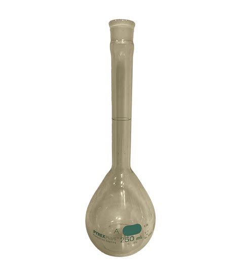 Pyrex Plus Protective Coating 250ml Volumetric Flask Americhem