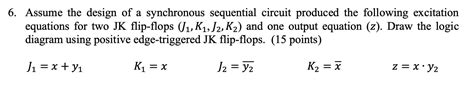 Solved Assume The Design Of A Synchronous Sequential Chegg