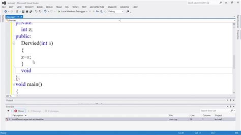 Oop Lab Using Visual C 2012 Inheritance In Arabic Youtube