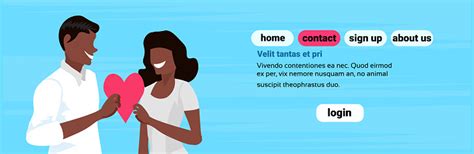 레드 심장 모양 행복 한 발렌타인 데이 휴일 개념 아프리카계 미국인 남자 여자 사랑 남성 여성 만화 캐릭터에 세로 가로 복사 공간을 유지 하는 커플 2명에 대한 스톡 벡터