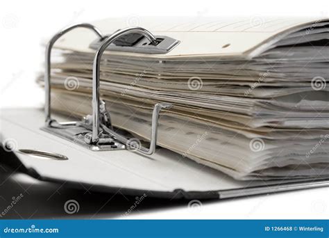Open File Folder Stock Photo Image Of Stack Business