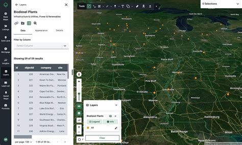 Map Highlight Us Biodiesel Plants Map
