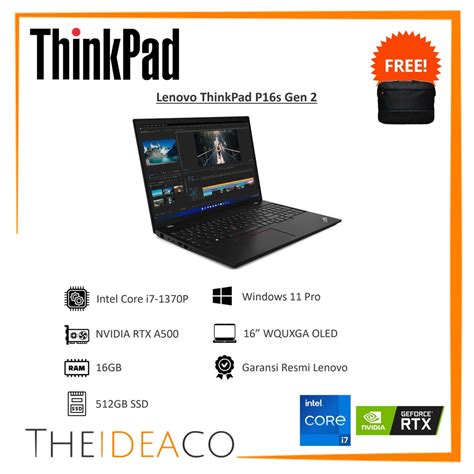 Jual Lenovo Thinkpad P S Gen I P Rtx A Gb Gb Gb Ssd Oled Win Pro W Y