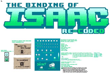 Tboi Re Coded Concept Mod First Character The Binding Of Isaac