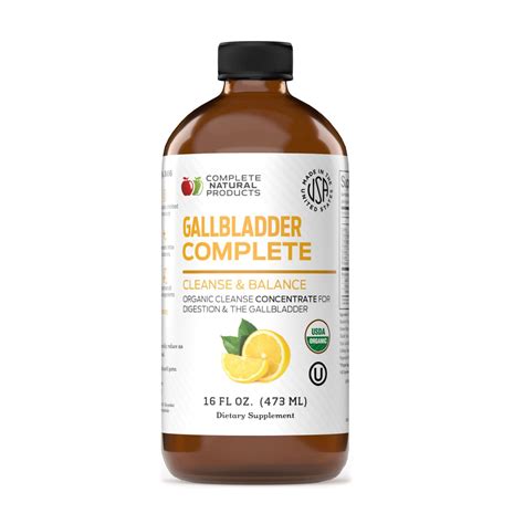 Natural Gallbladder Support And Liver Cleanse Liquid Supplement Apple Cider Vinegar Turmeric