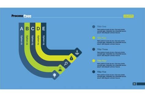 Arrow Diagram Slide Template With Option Graphic By Pch Vector Creative Fabrica